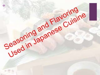 Japenese Cuisine | PPTX