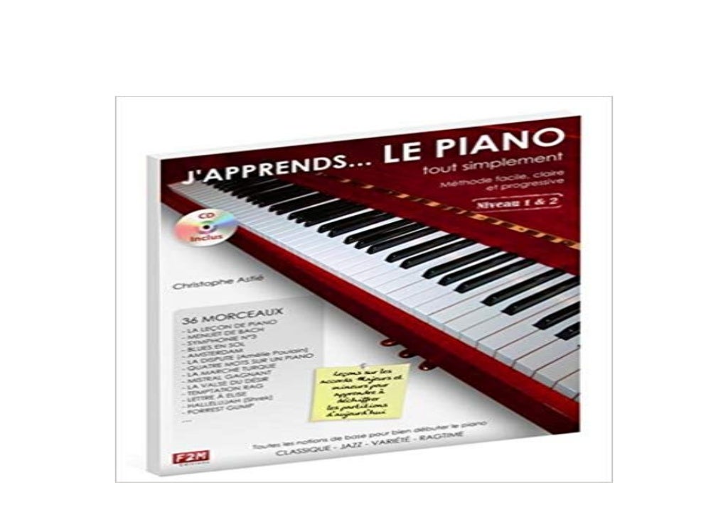 ~[FREE_EBOOK]~ Japprends le Piano Tout simplement Vol 1 Livre CD French ...