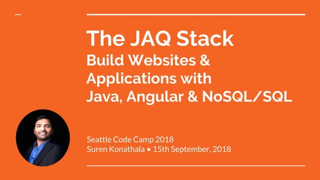 Introducing The Jaq Java Angular Sqlnosql Stack Ppt 