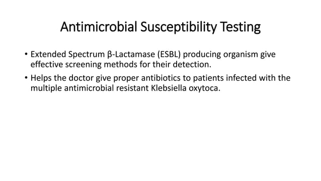 Klebsiella oxytoca | PPTX