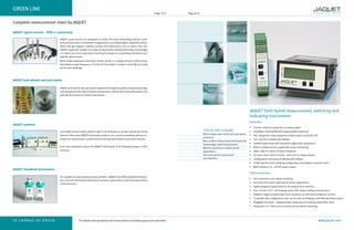 Jaquet greenline us 11 08 | PDF | Internet of Things | Internet