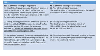 JAR 23 and FAR 23 Comparison | PPT