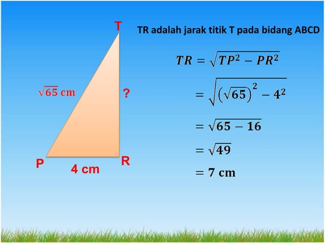 Geometri Dimensi Tiga ~ Jarak Pada Bangun Ruang | PPTX