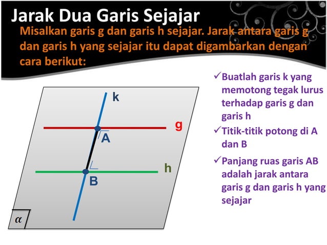 Geometri Dimensi Tiga ~ Jarak Pada Bangun Ruang | PPTX