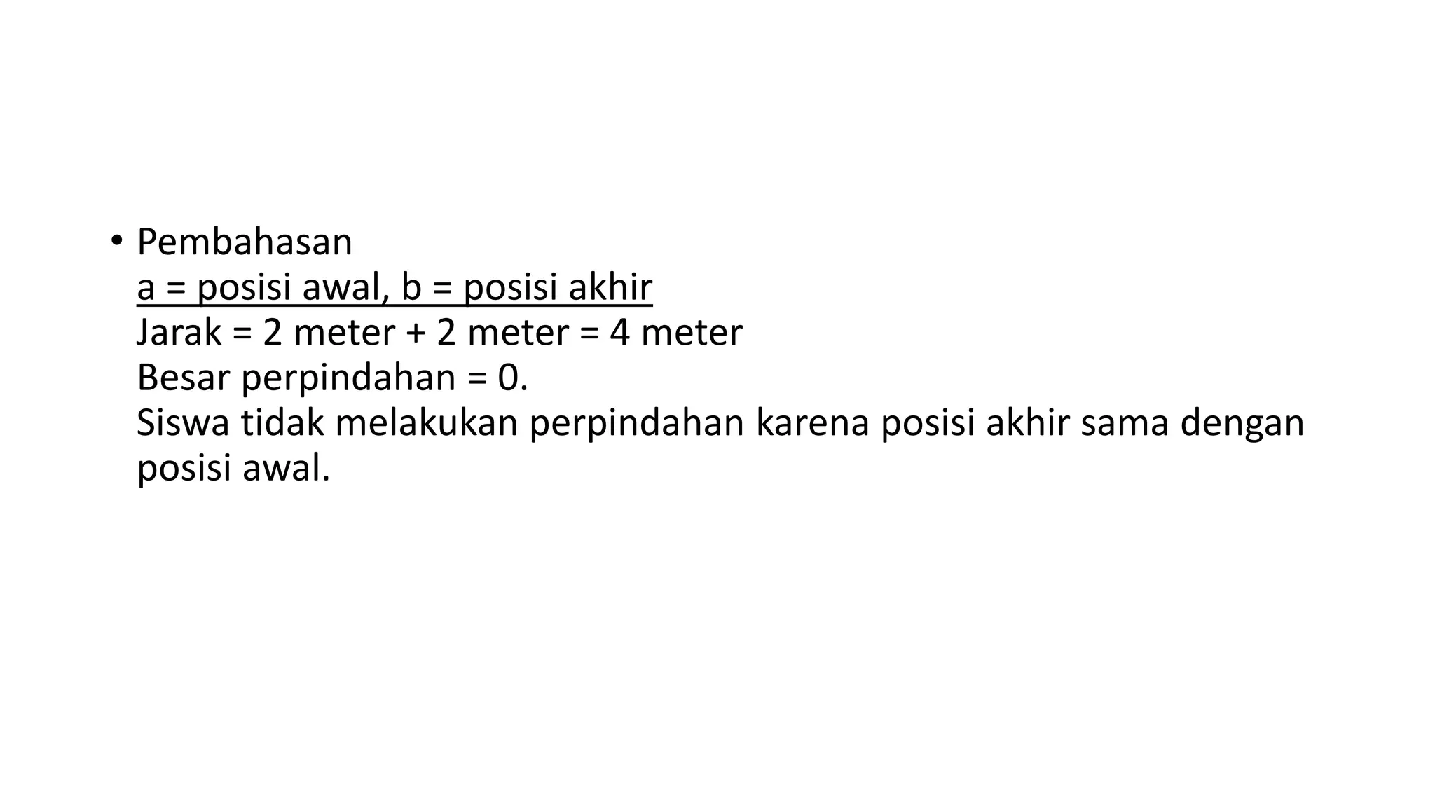 Jarak dan perpindahan | PPTX