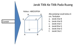 Jarak pada Geometri Ruang dan penjelasannya.pptx