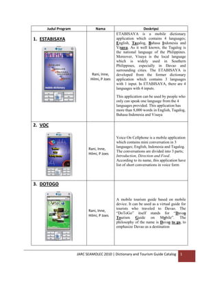 Jarc dictionary 10 | PDF