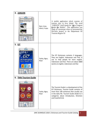 Jarc dictionary 10 | PDF