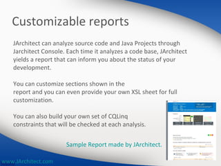 JArchitect Benefits | PPT