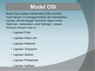 MODEL OSI | PPTX