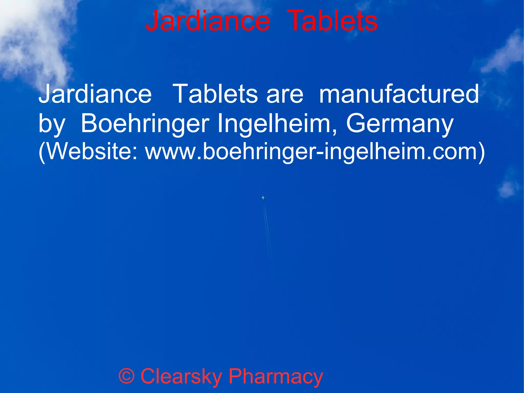 Jardiance (Empagliflozin Tablets) | ODP