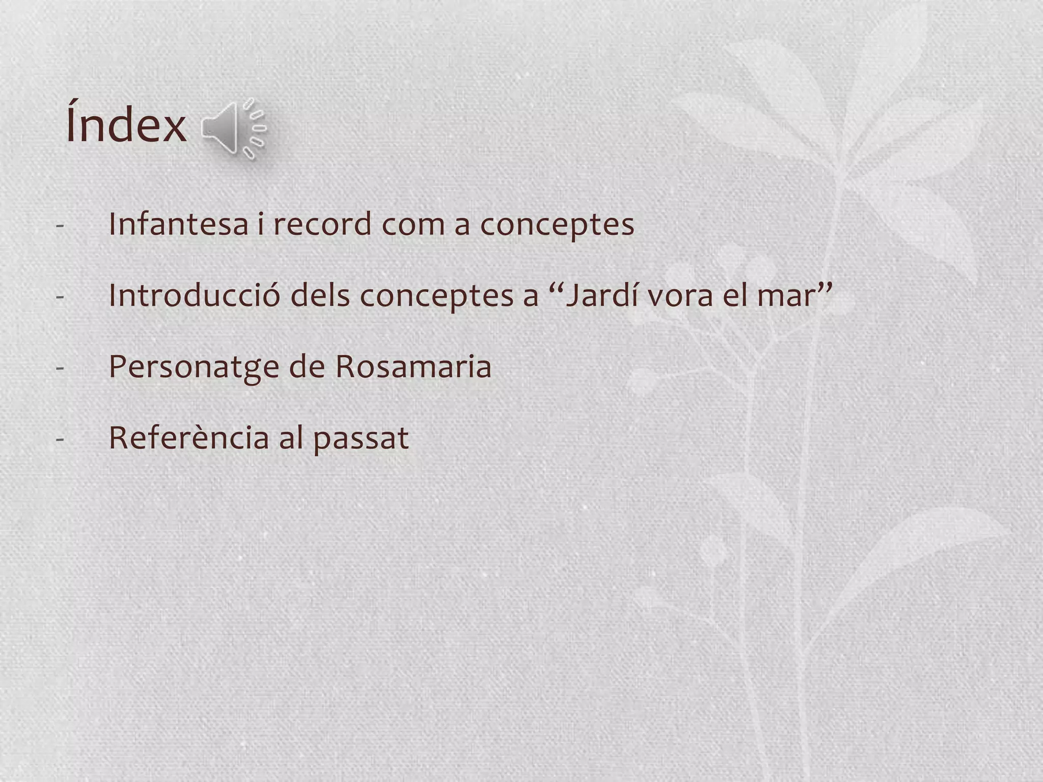 Jardí vora el mar presentació anna fortí | PPT