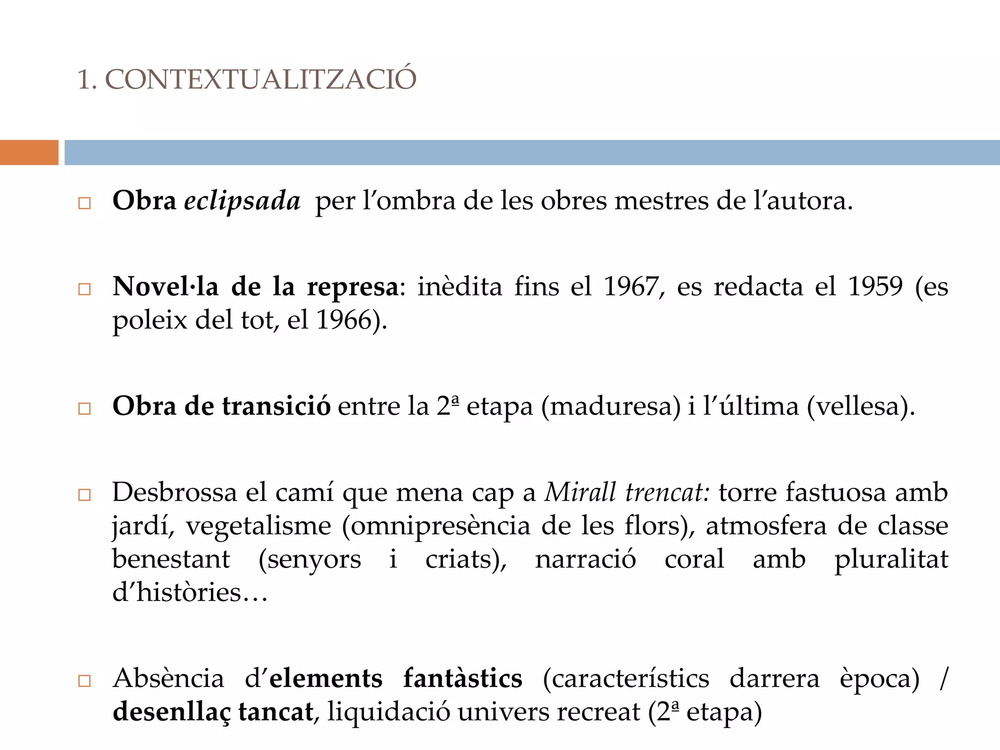 Jardí vora el mar, rodoreda | PPT