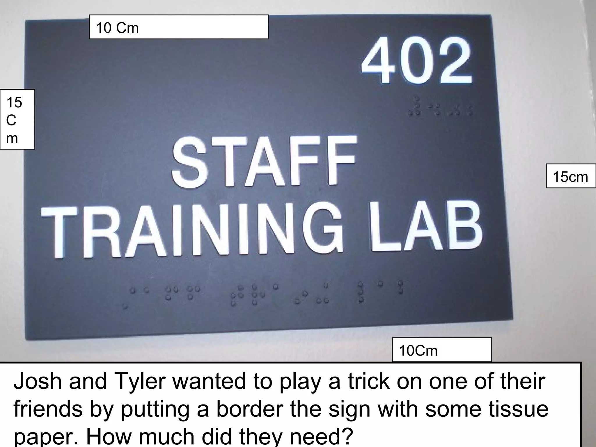 Jared David Area And Perimeter Project | PPT