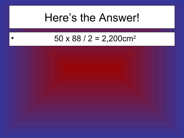 Jared David Area And Perimeter Project | PPT