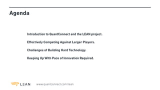 OSSF 2018 - Jared Broad of QuantConnect - Motivations and Business ...