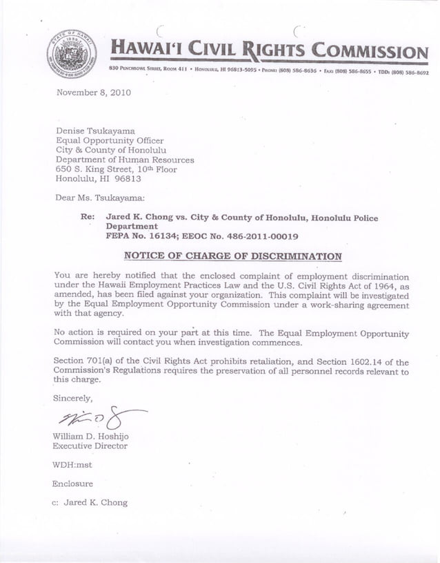 Jared chong settlement | PDF