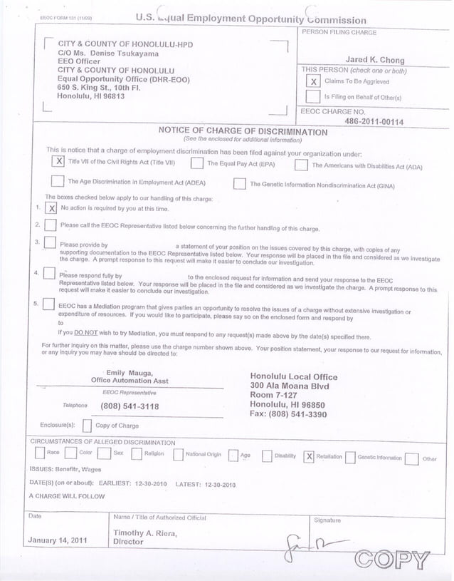 Jared chong settlement | PDF