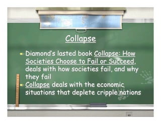 Jared Diamond Powerpoint | PDF