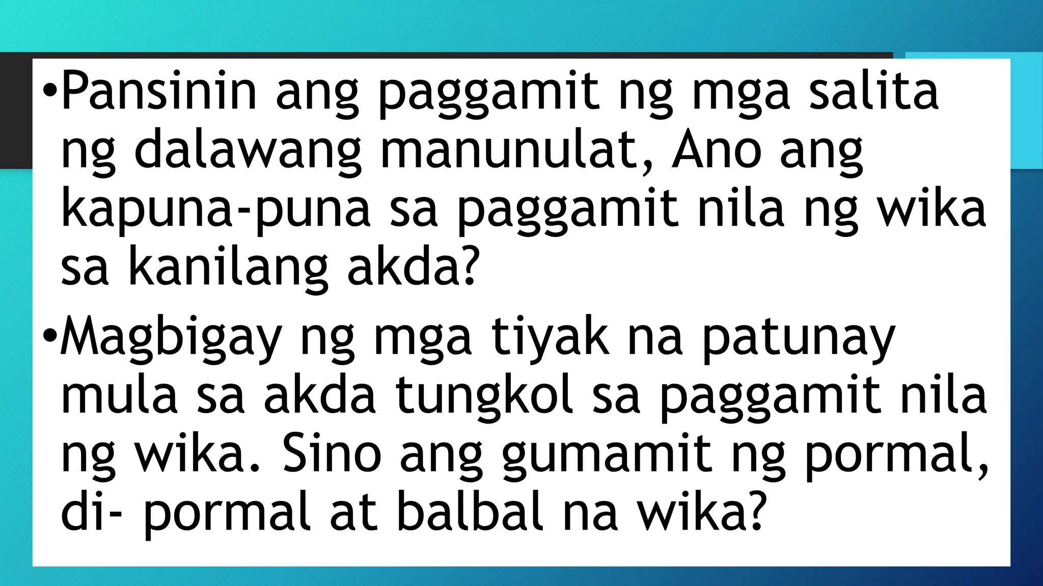 JARGON AT LINGO SA INTERNET ng mga mag-aaral sa Filipino grade 8 .pptx