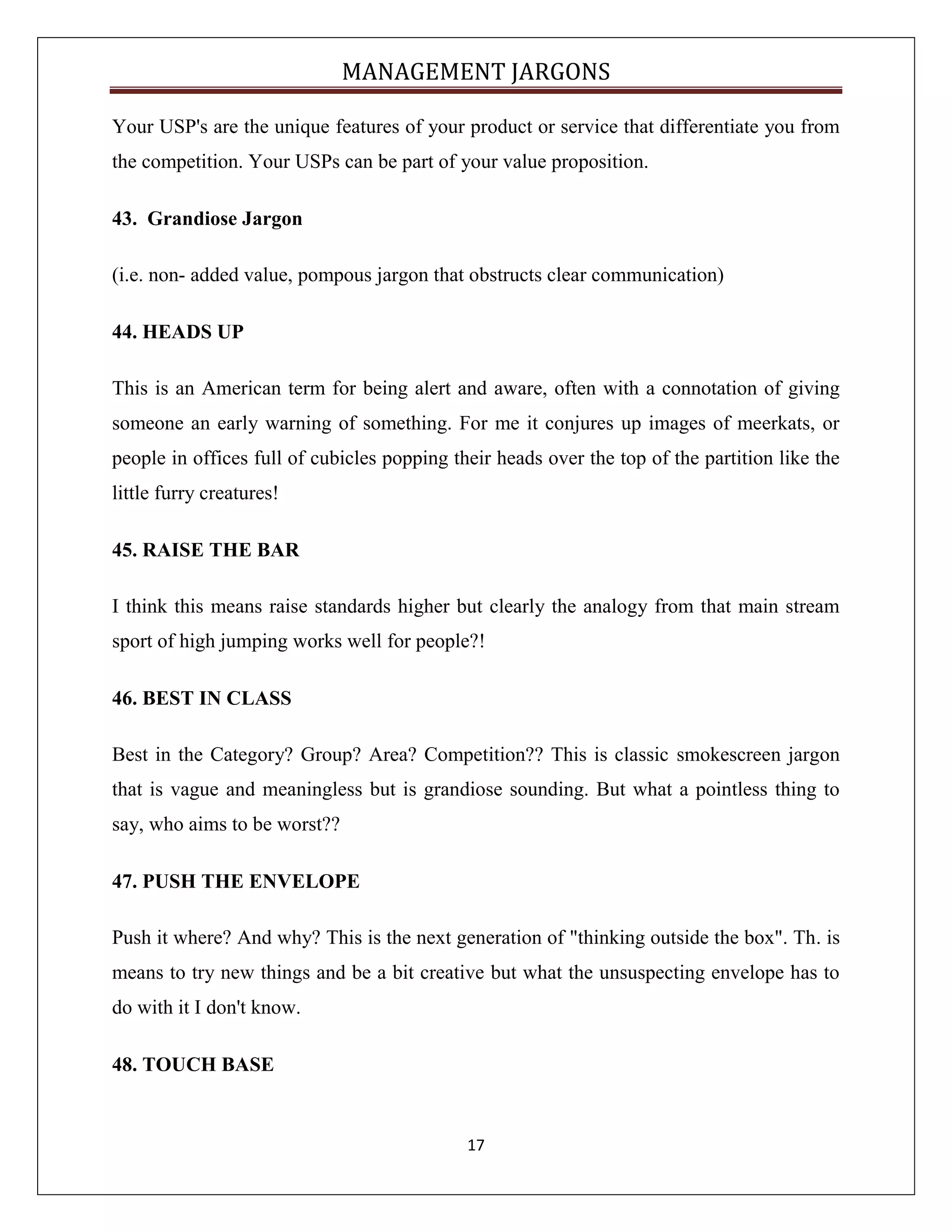 Jargons | PDF