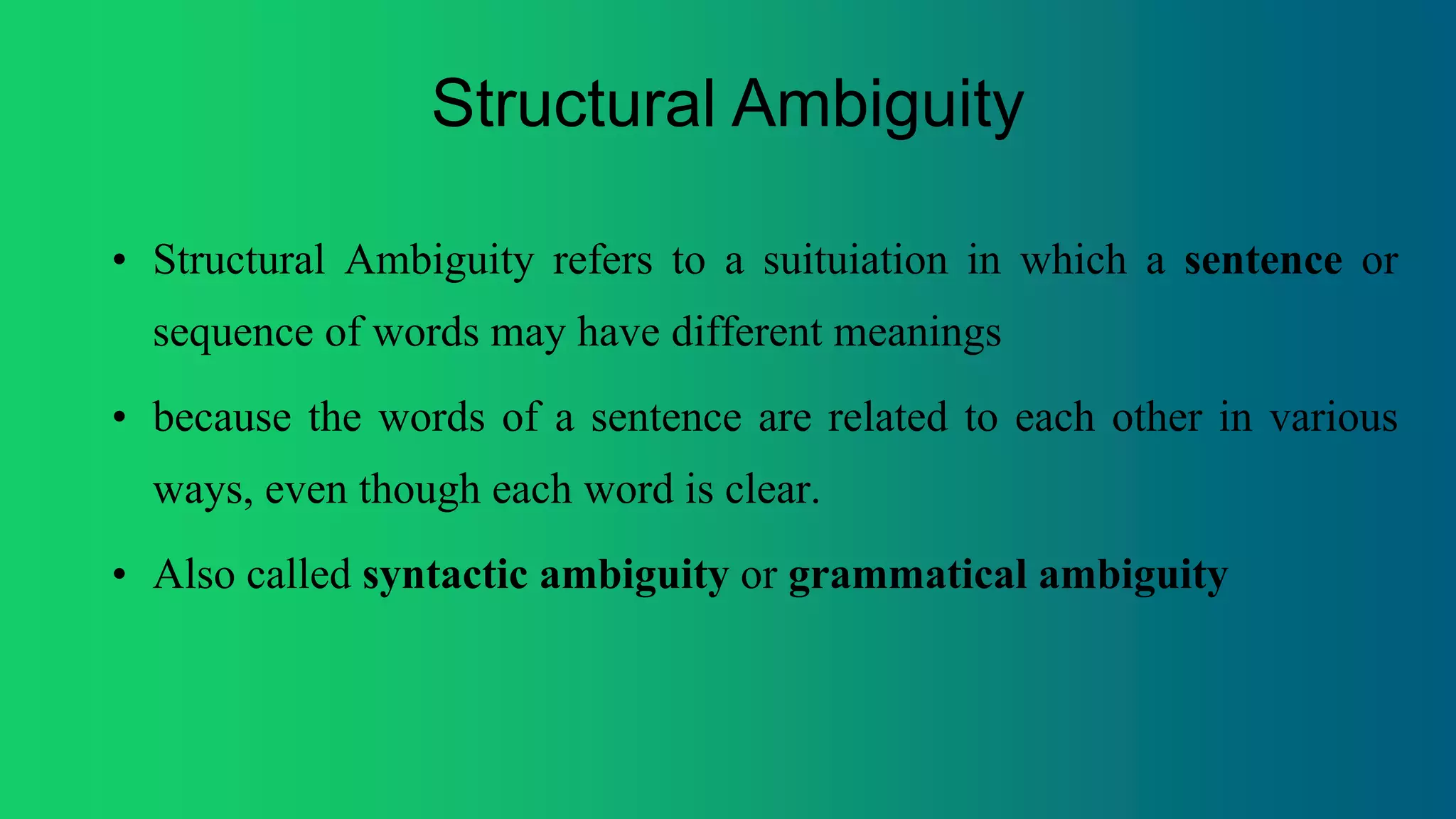 Jargons and ambiguities | PPTX