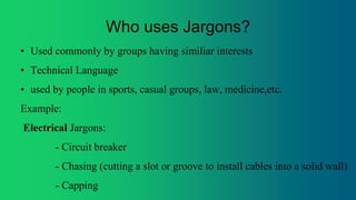 Jargons and ambiguities | PPTX