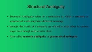 Jargons and ambiguities | PPTX