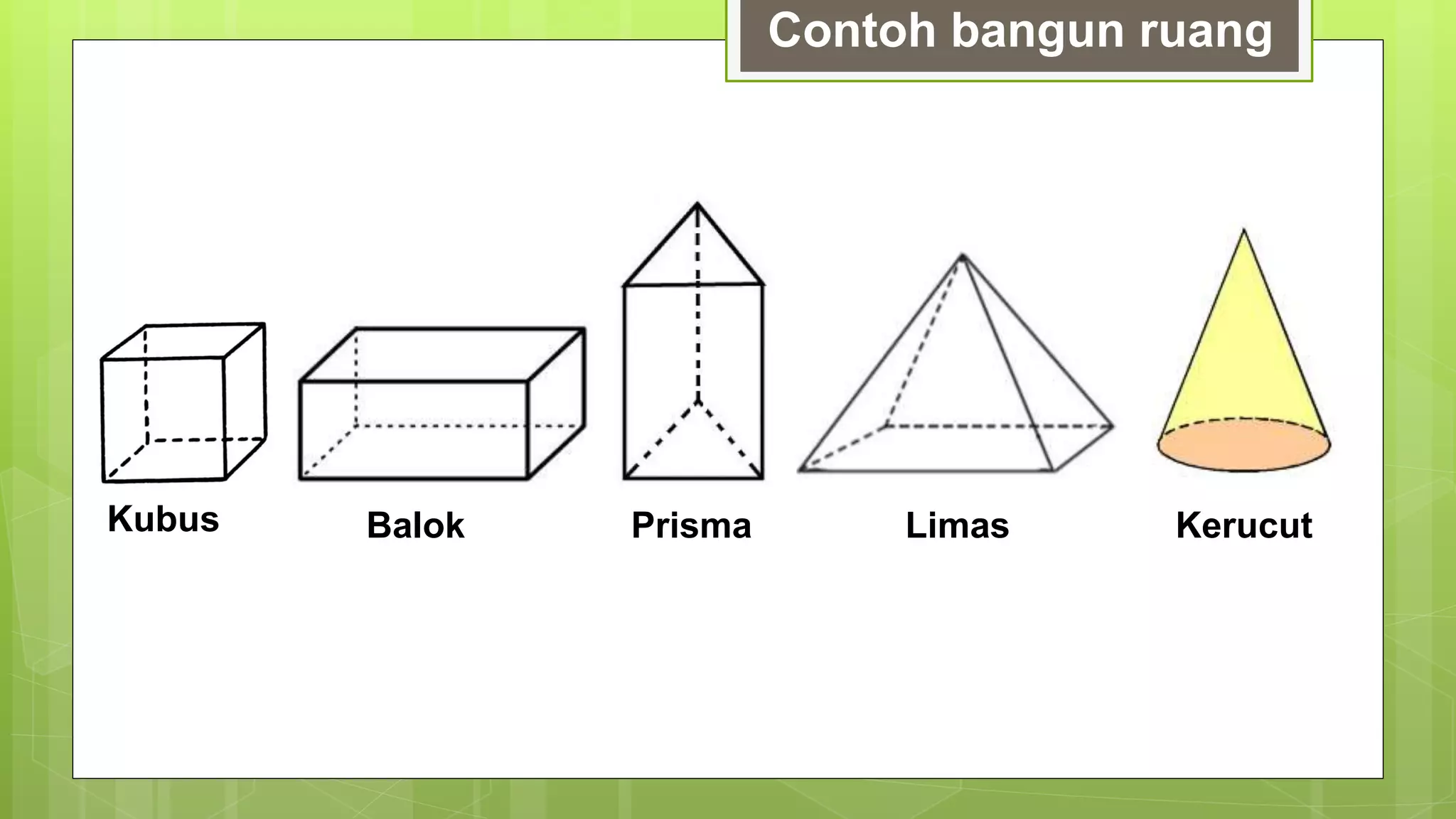 Jaring jaring bangun ruang | PPTX