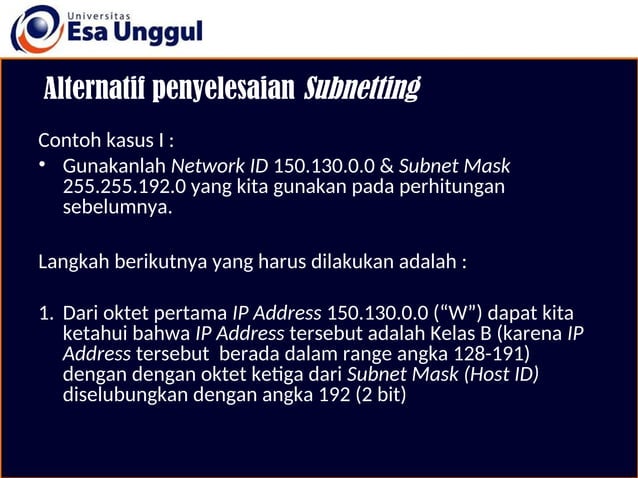 Jaringan Komputer (Subnetting) Kelas XI Fase F | PPT
