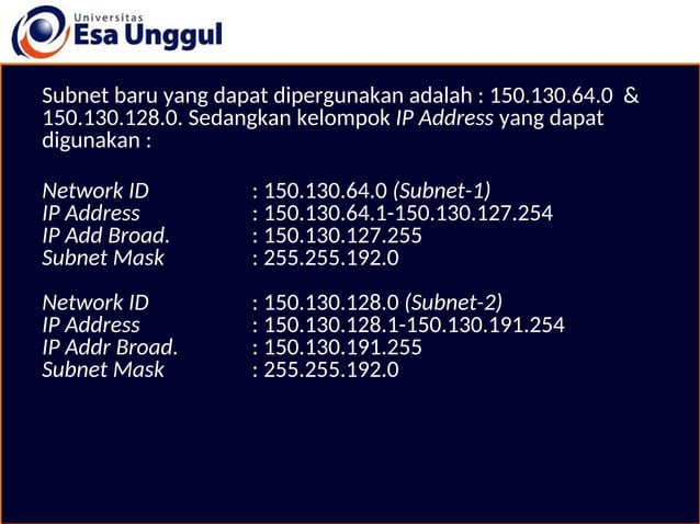 Jaringan Komputer (Subnetting) Kelas XI Fase F | PPT