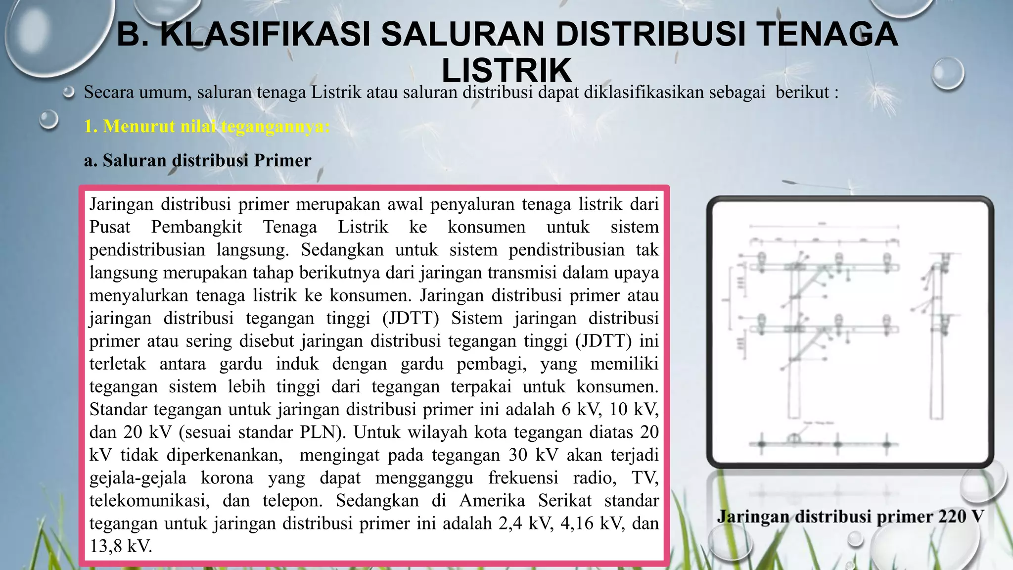 Jaringan distribusi tenaga listrik | PPTX