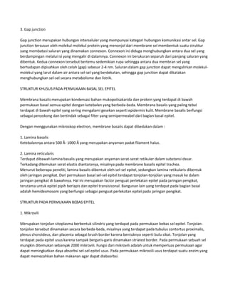 Jaringan epitel | DOCX