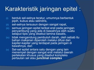 Jaringan epitel | PPTX