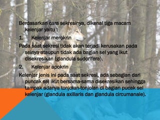 Materi Histobiologi (Hewan): Jaringan Epitel | PPTX