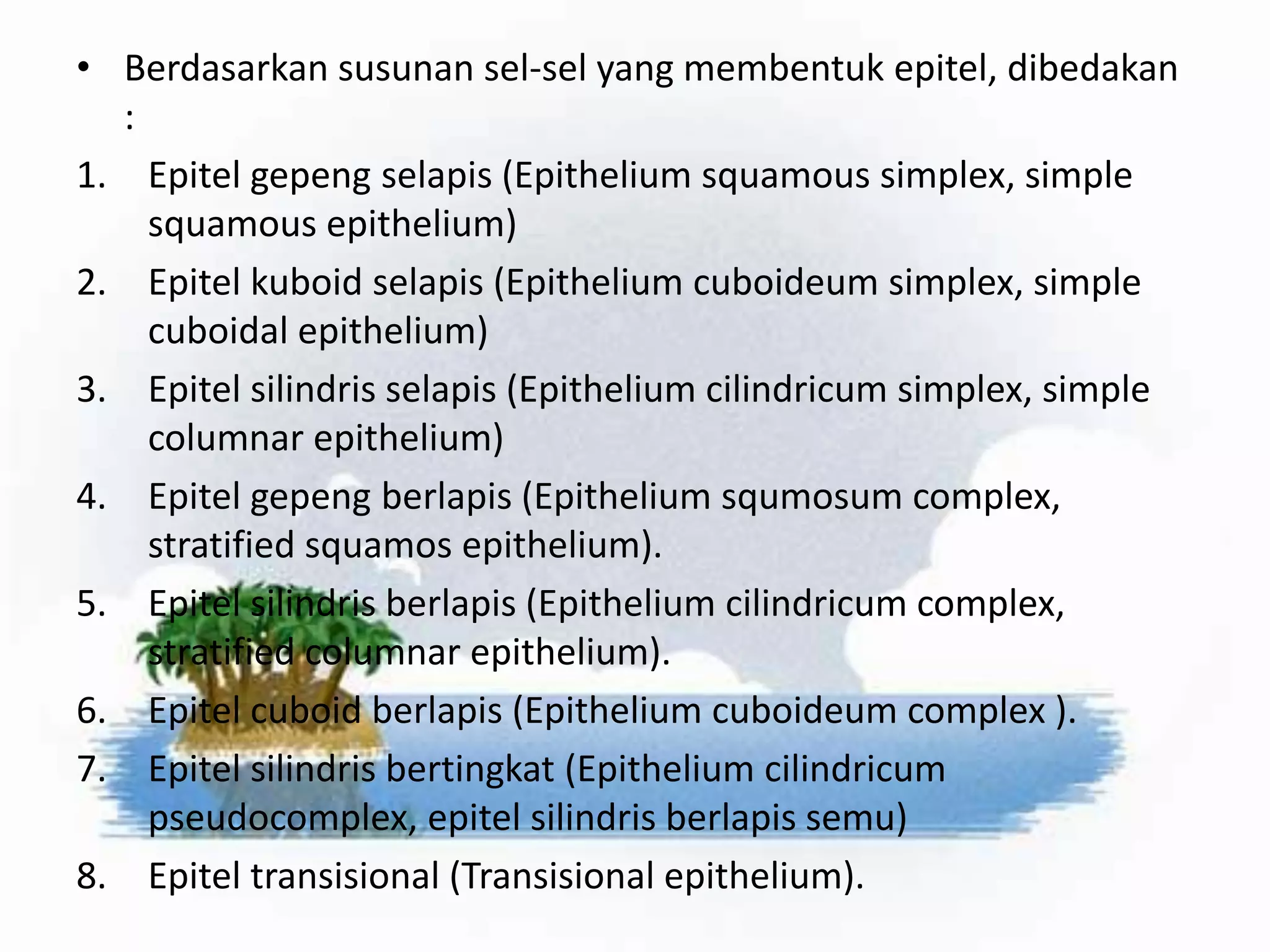 Jaringan Epitel | PPTX