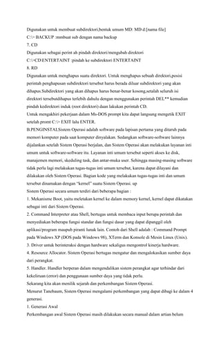 Jaringan gui dan teks | DOCX