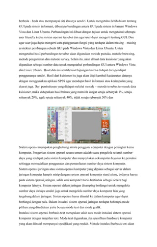 Jaringan gui dan teks | DOCX