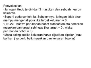 Jaringan hebb | PPT
