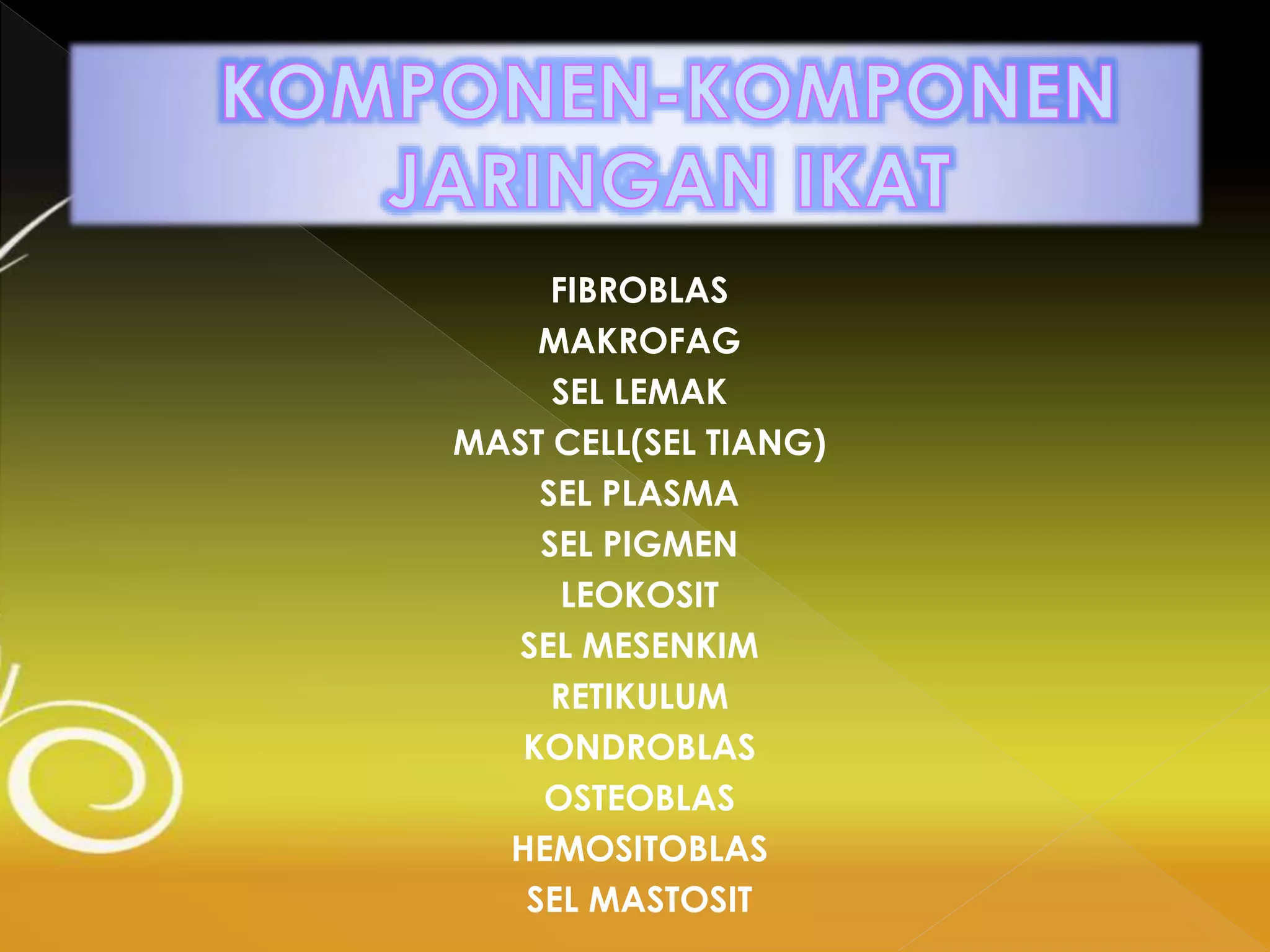 Jaringan ikat | PPTX