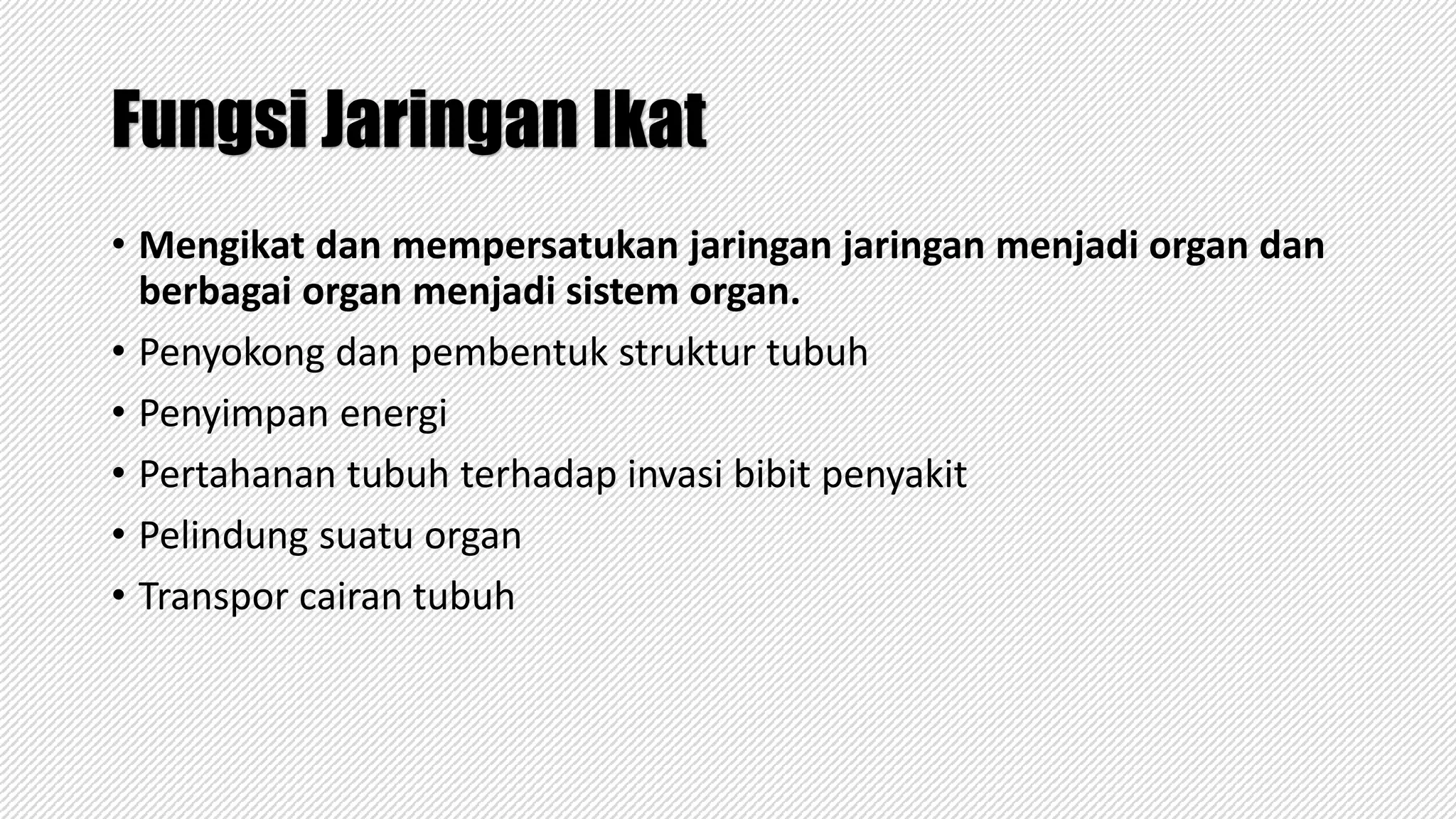 Jaringan ikat | PPTX