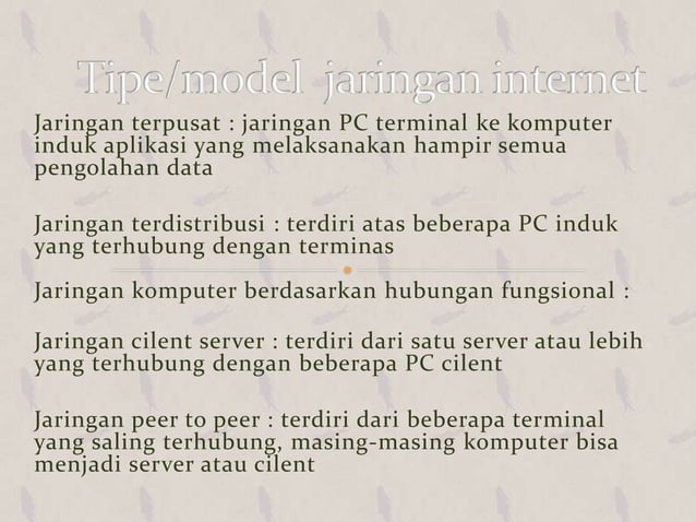 Jaringan internet | PPT