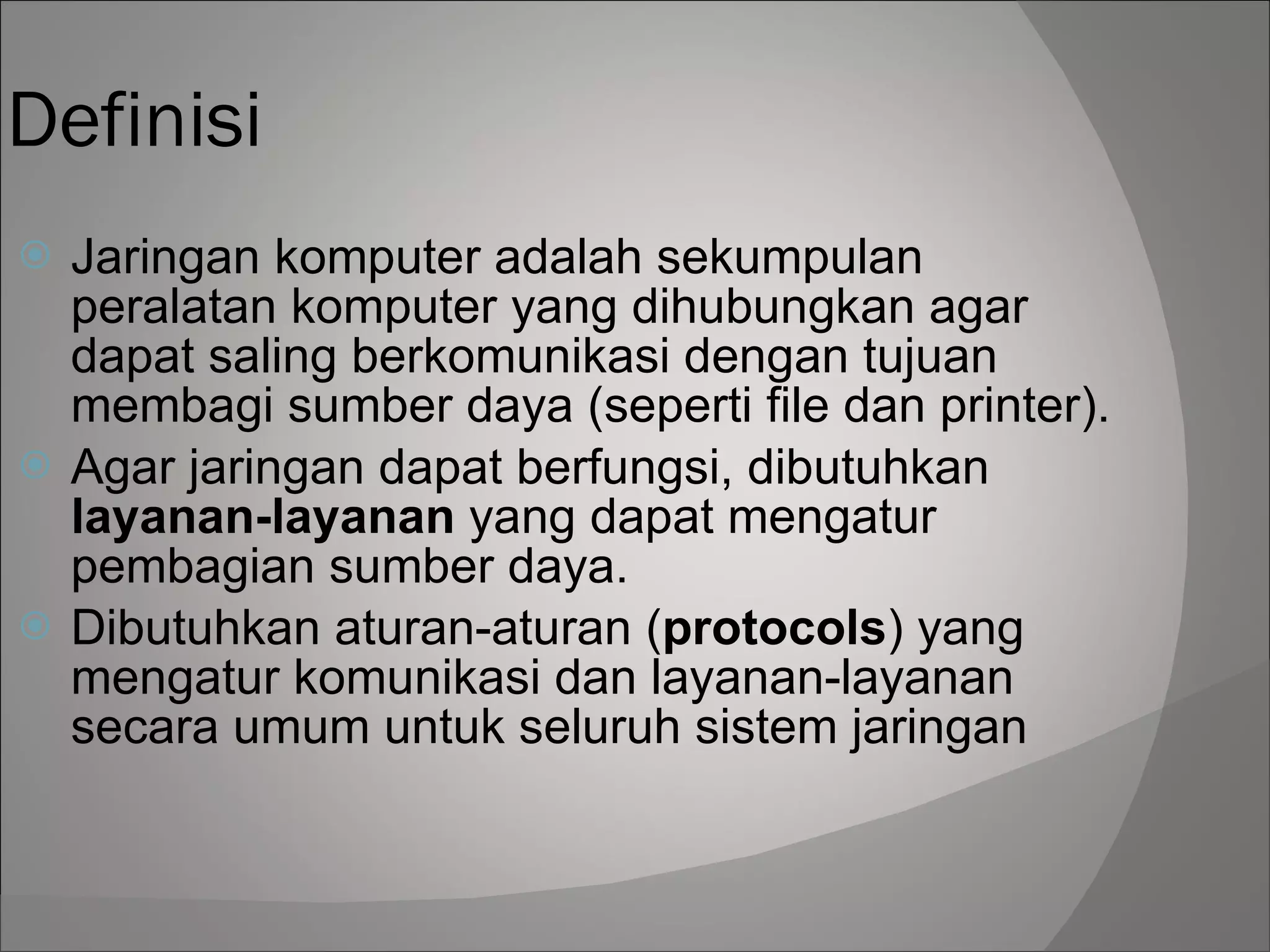 Jaringan komputer | PPT