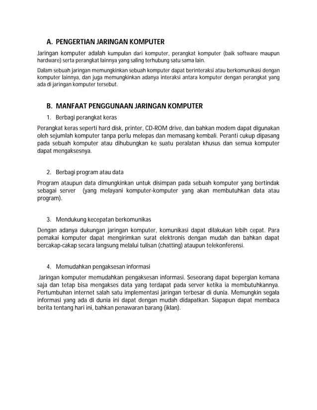 Jaringan komputer | PDF