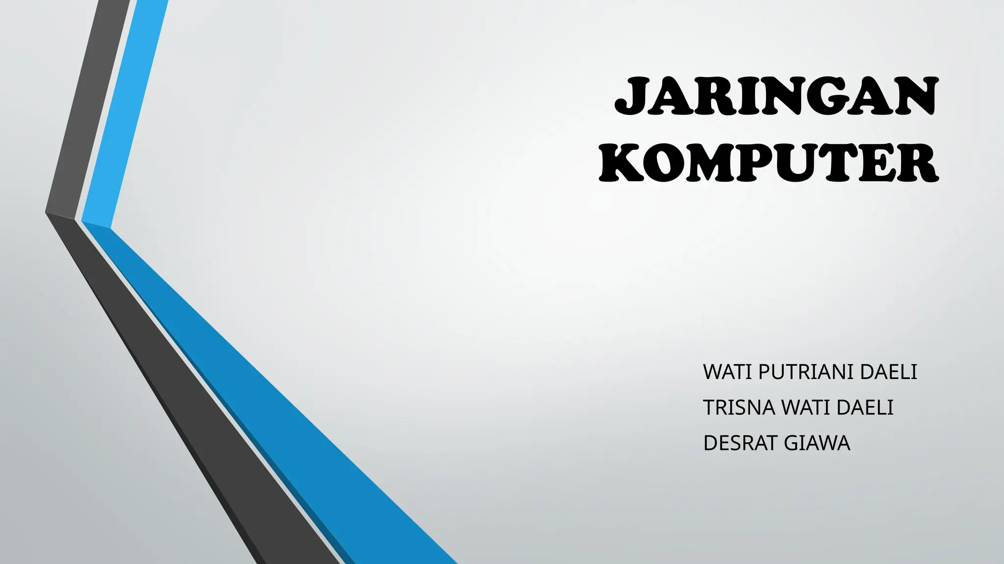JARINGAN KOMPUTER. jaringan komputer adalah .pptx