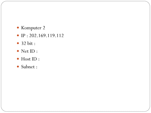 Jaringan komputer 8 | PPT