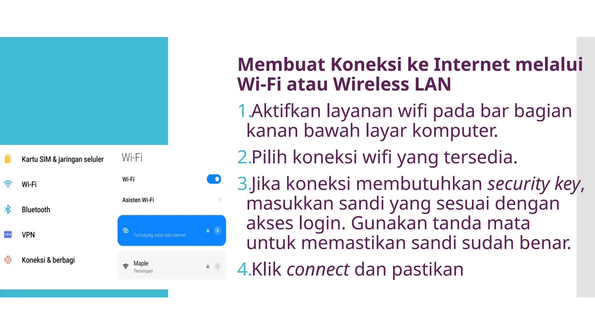 MATERI JARINGAN KOMPUTER DAN INTERNET KELAS X | PPTX