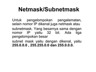 Jaringan Komputer dan Internet 6 | PPT