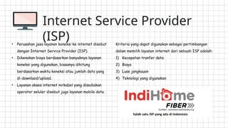 Jaringan Komputer & Internet PENGENALAN AWAL | PPTX