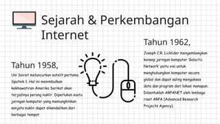 Jaringan Komputer & Internet PENGENALAN AWAL | PPTX